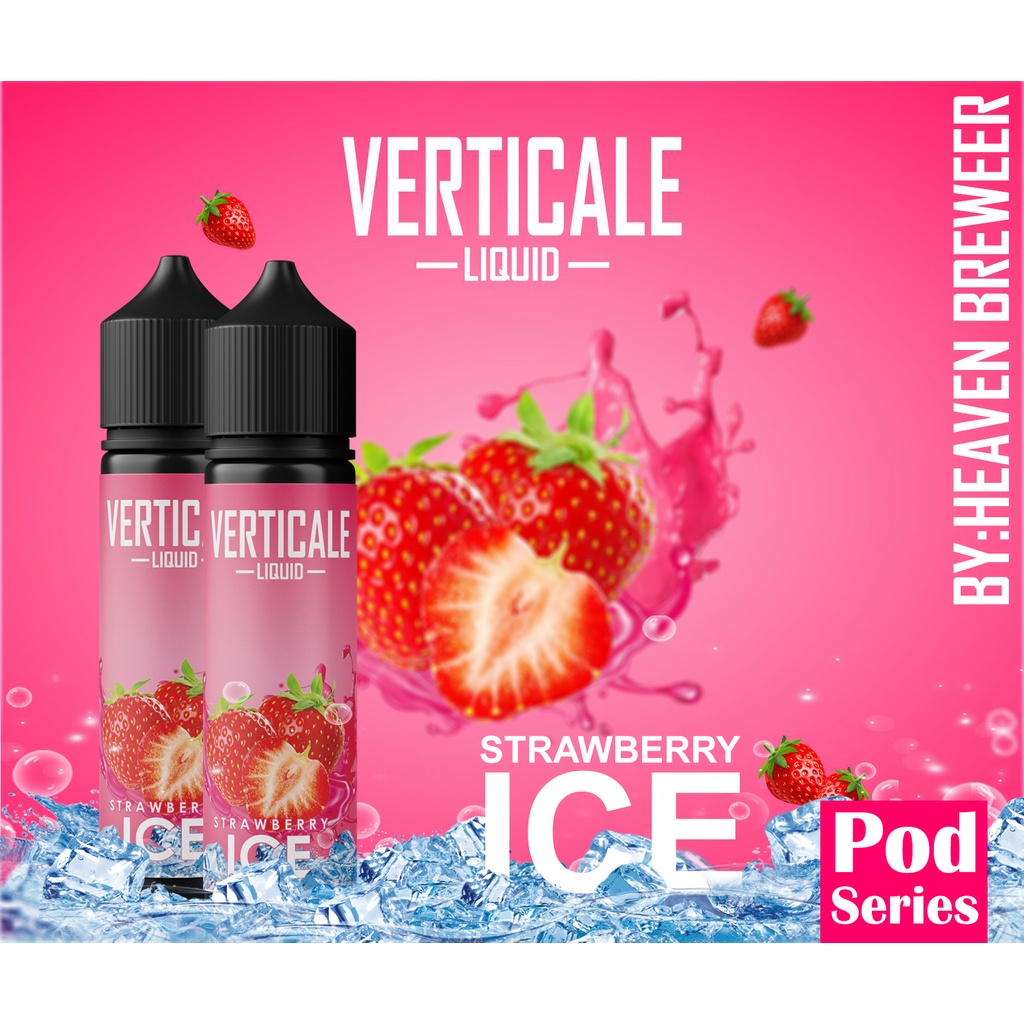 Jual VERTICALE E Liquid PODS SERIES Rasa Strawberry Ice Mint 60ml ...