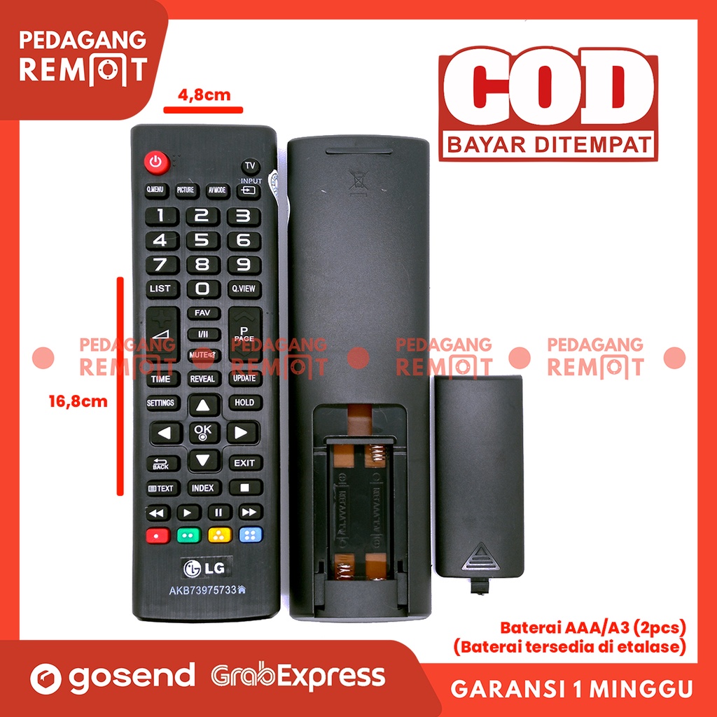 Jual Remot Remote TV LG LCD LED AKB73975733 AKB Series | Shopee Indonesia