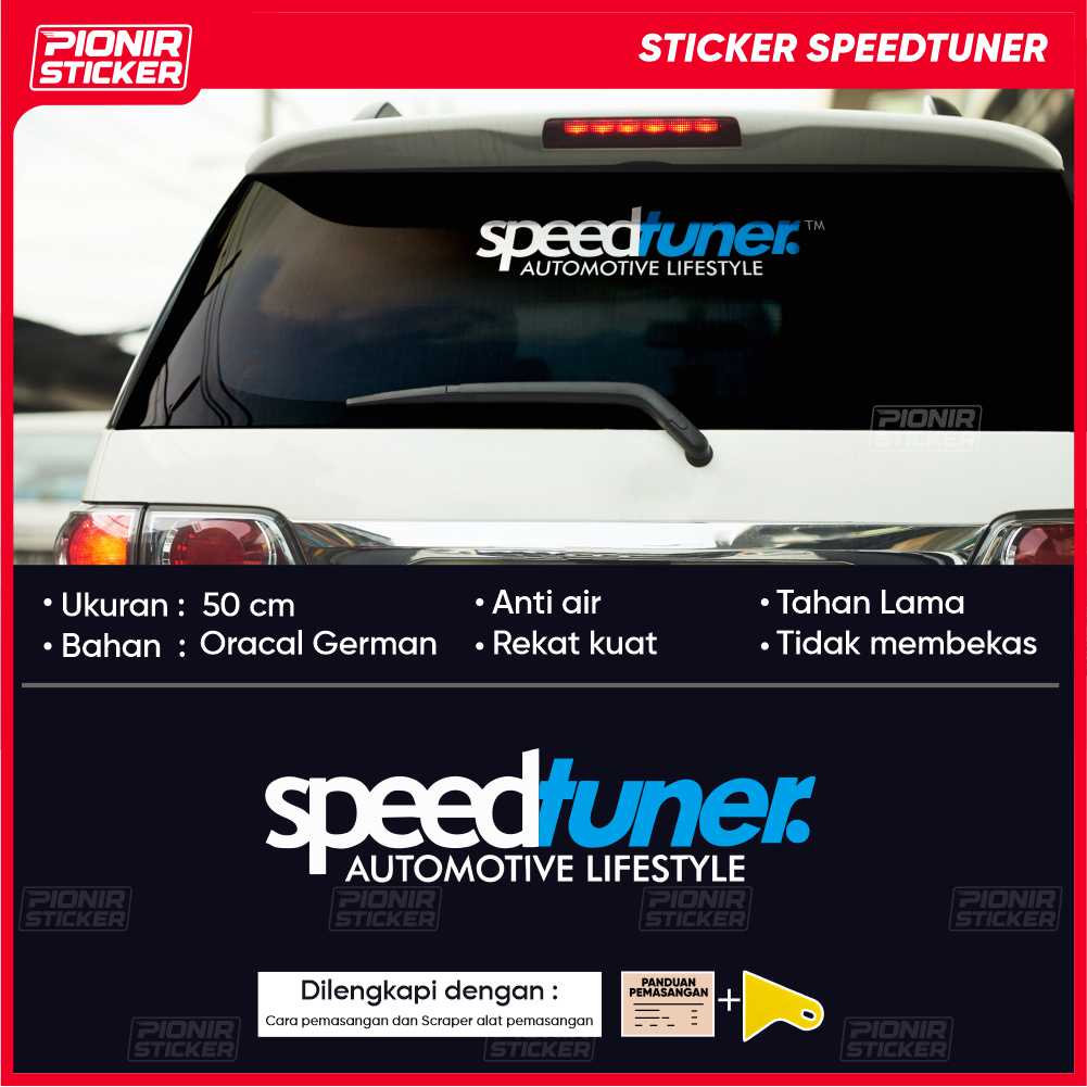 Jual Stiker Speedtuner cutting sticker Speed Tuner JDM mobil avanza ...