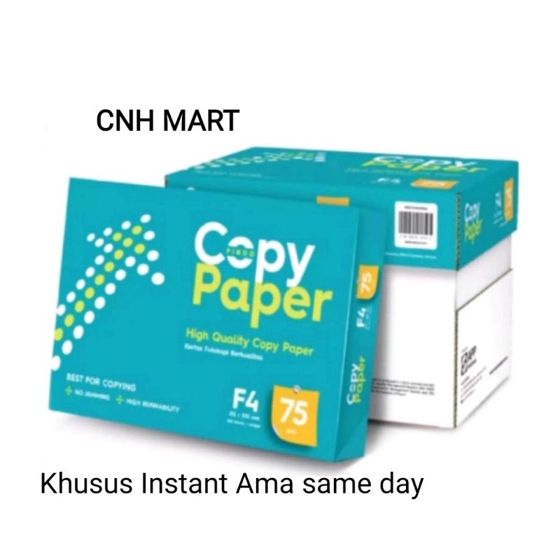 Jual Kertas F 4 COPY PAPER 75 GRAM / harga 1 rim 500 Lembar | Shopee ...