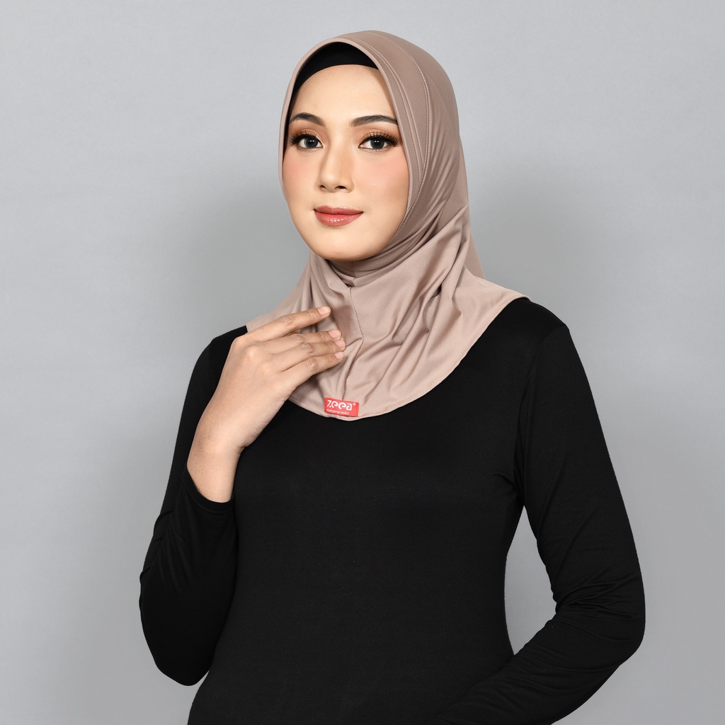 Jual Zeea Jilbab Instan Kerudung Bergo Sport Hayfa P Sarah Polos ...