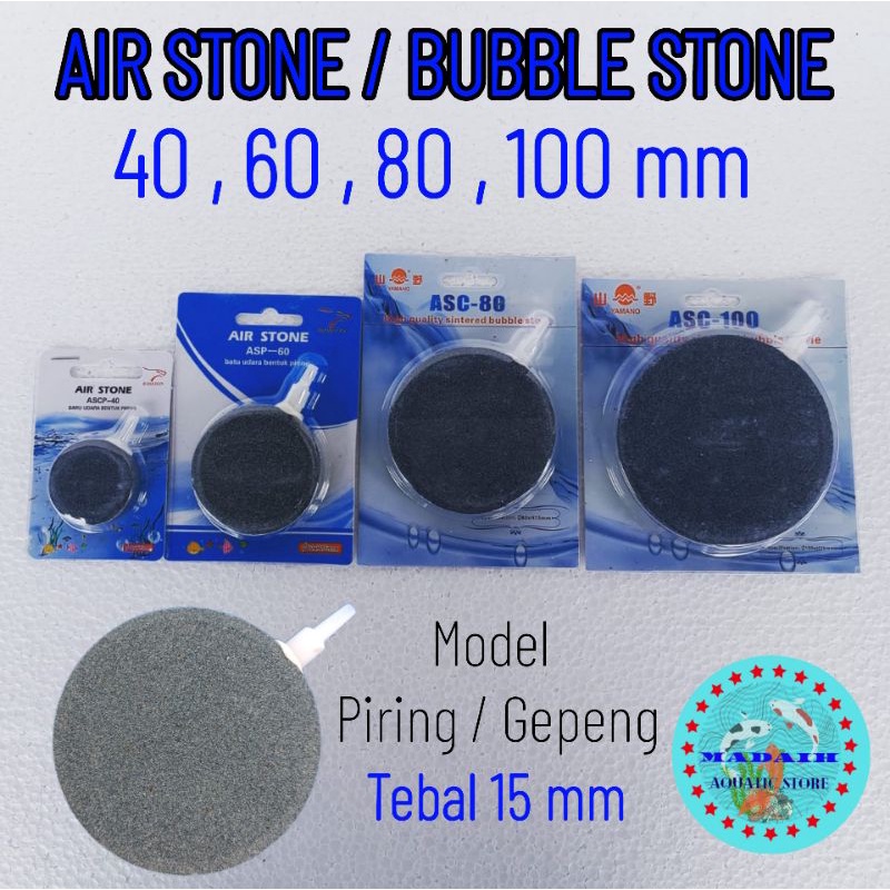Jual AIR STONE / BUBBLE STONE AQUARIUM MERK ROSSTON & YAMANO ASC/ ASP ...
