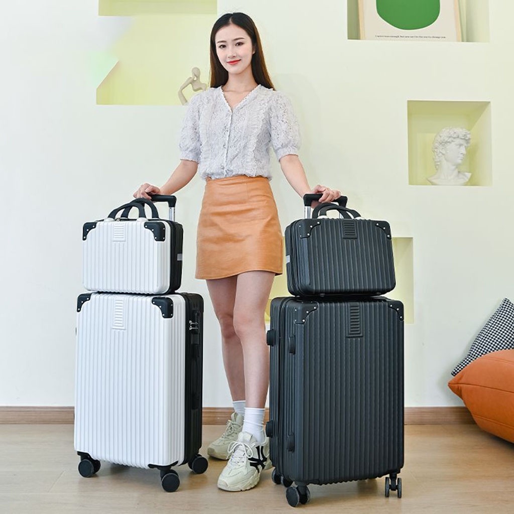 Jual JZR Koper 2 in 1 ABS+PC koper 24 inch jumbo 22 inch Kabin Bagasi ...