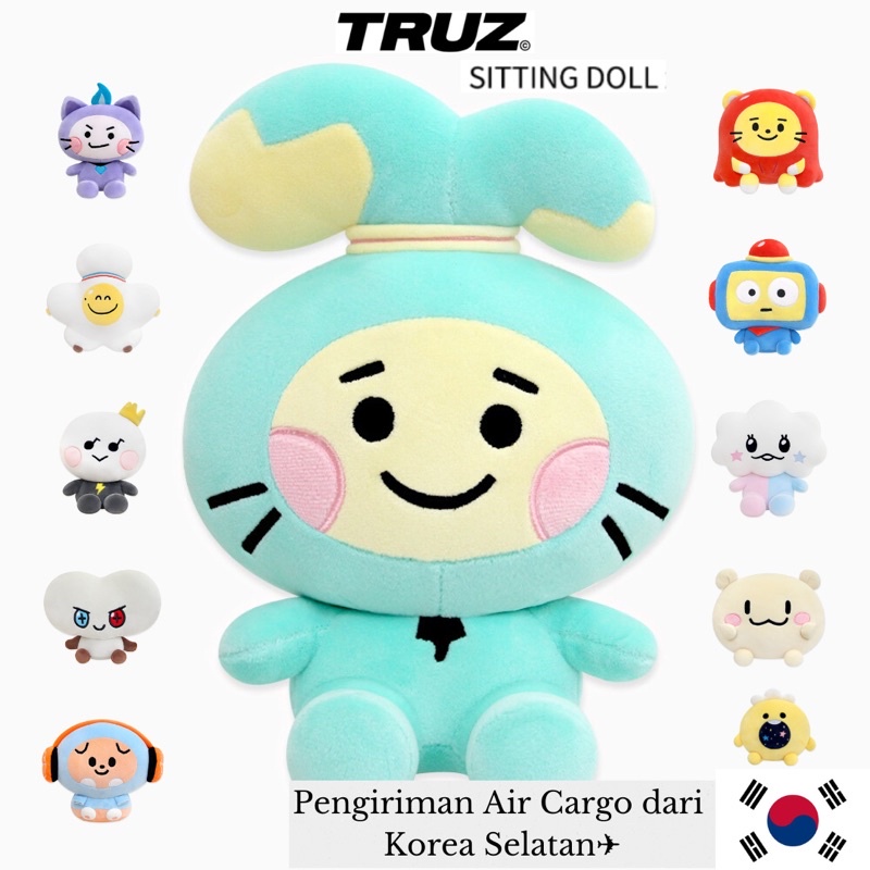 Jual 🇰🇷 Official Truz Sitting Doll Treasure Teume Line Friends Nara Home Deco | Shopee Indonesia
