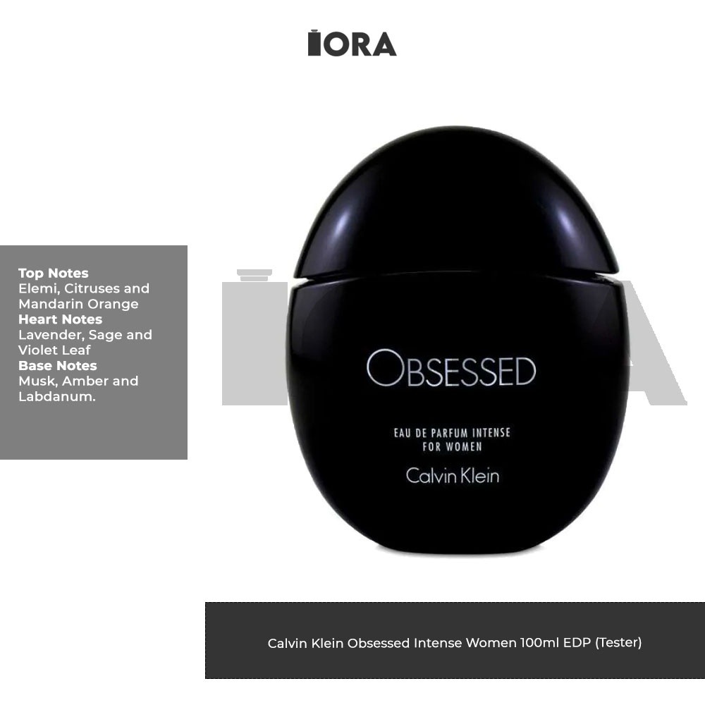 Jual Calvin Kle** Obsessed Intense Women 100ml EDP - Parfum Original ...
