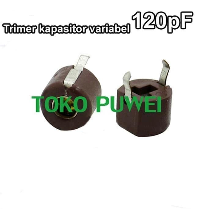 Jual Trimer kapasitor variabel 120 pf trimmer capacitor variable 120pf ...