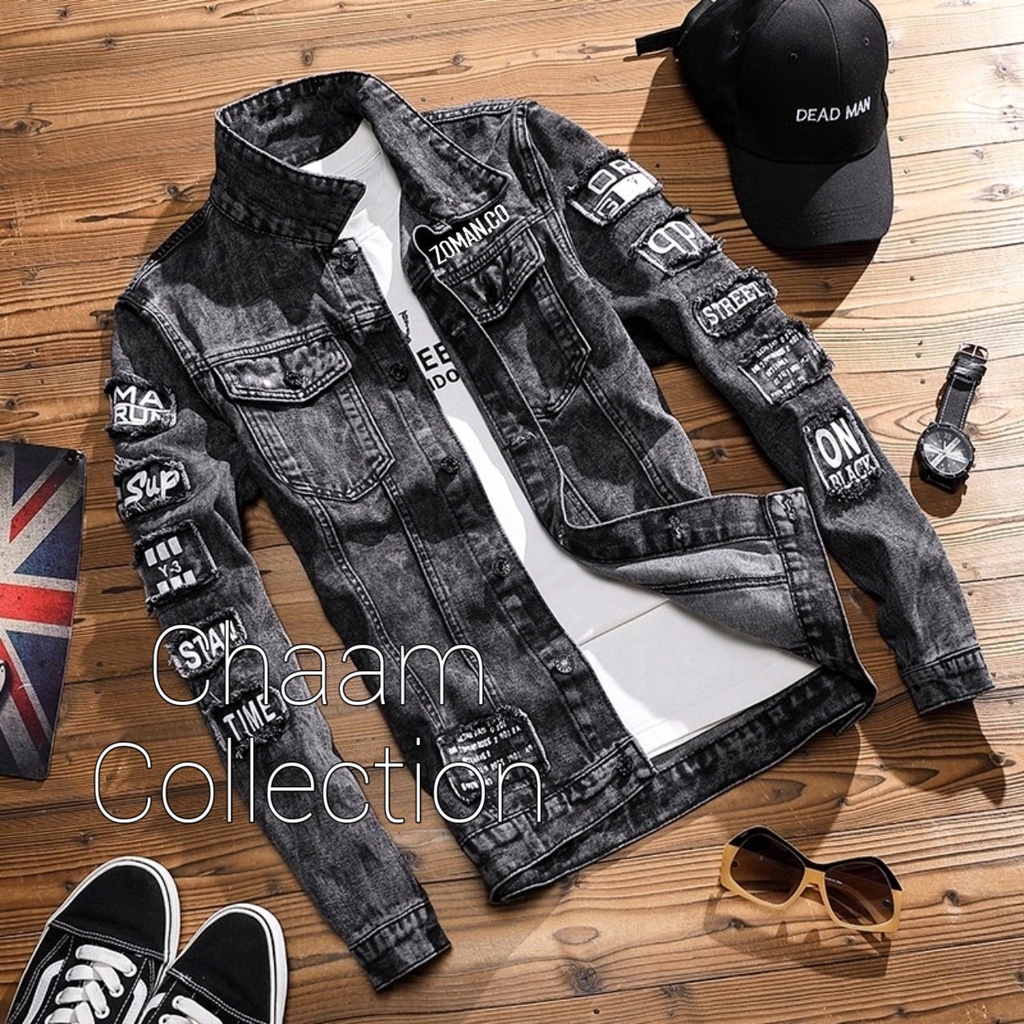 Jual Best Seller Jaket Jeans Denim Z01 Emblem|Jaket Jeans Hitam Pria ...