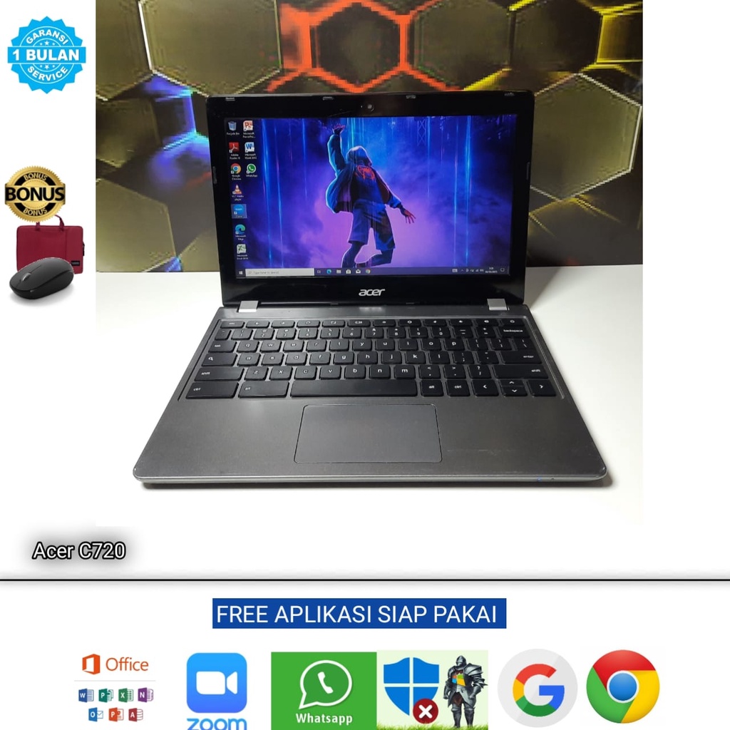 Jual Laptop Acer C720 Ram 4GB SSD 128GB Windows 10 Siap Pakai !!! | Shopee Indonesia