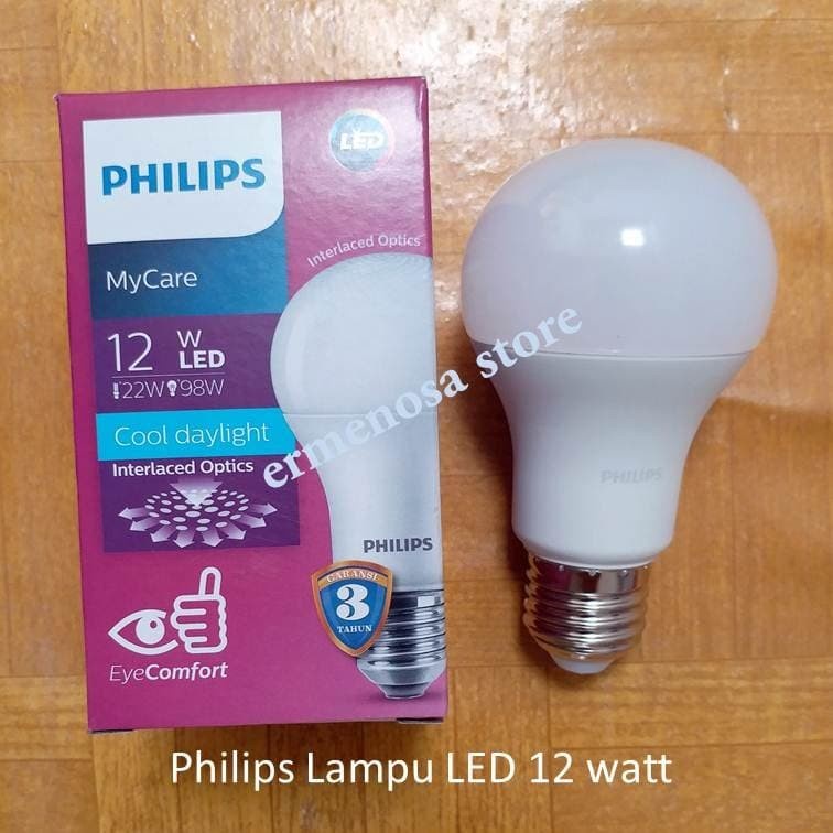 Jual Lampu LED Bulb PHILIPS MyCare 12W 12 W 12 Watt Putih Cool Daylight | Shopee Indonesia