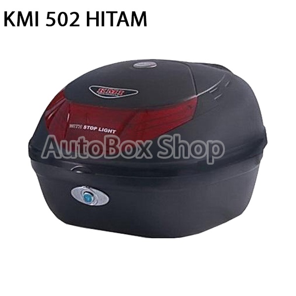 Jual Box Motor KMI 502 Warna Hitam dan putih | Shopee Indonesia