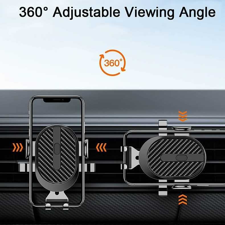 Jual Holder Air Vent One Hand Operation 360 Adjustable AUW Phone Atur ...