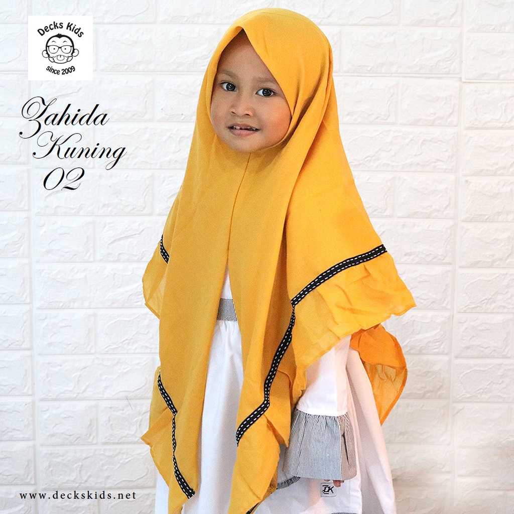 Jual DECKS KIDS HIJAB ANAK ZAHIDA KUNING KERUDUNG ANAK PEREMPUAN ...