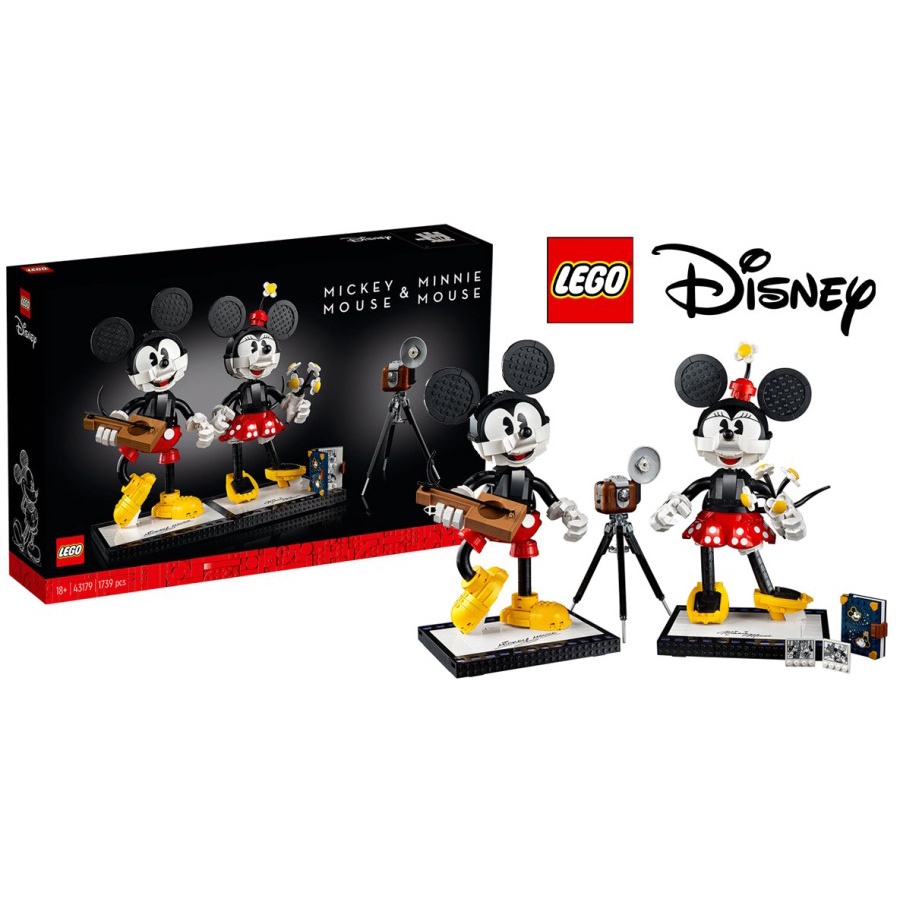 Jual Lego 43179 Disney Mickey Mouse And Minnie Mouse MISB | Shopee ...