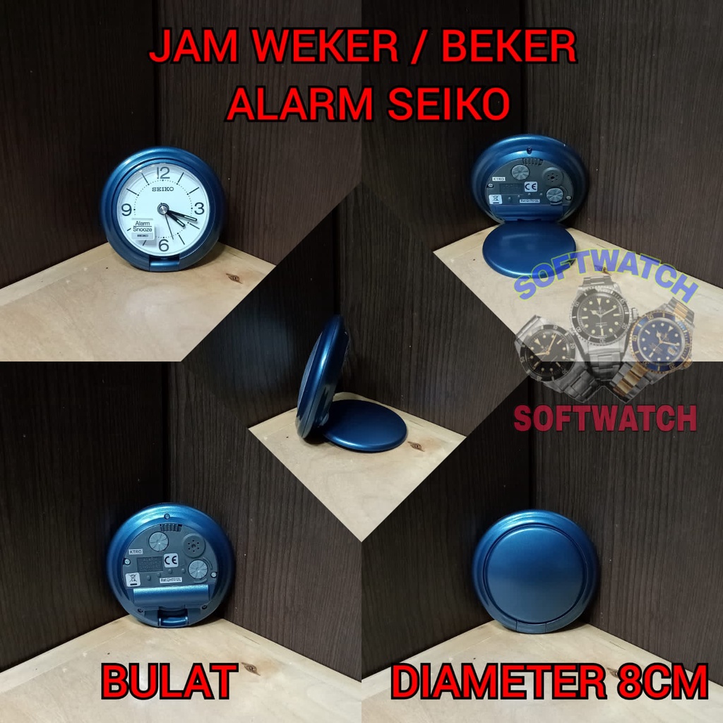 Jual JAM WEKER BEKER JAM MEJA JAM DIGITAL ALARM SEIKO ASLI 100% ...