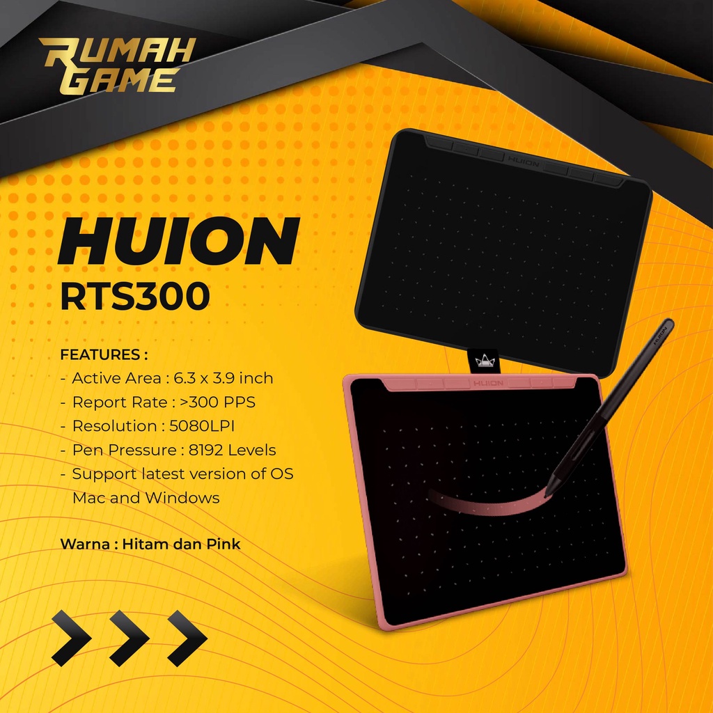 Jual Pen Tablet Huion Inspiroy RTS-300 Drawing Tablet Small | Shopee Indonesia
