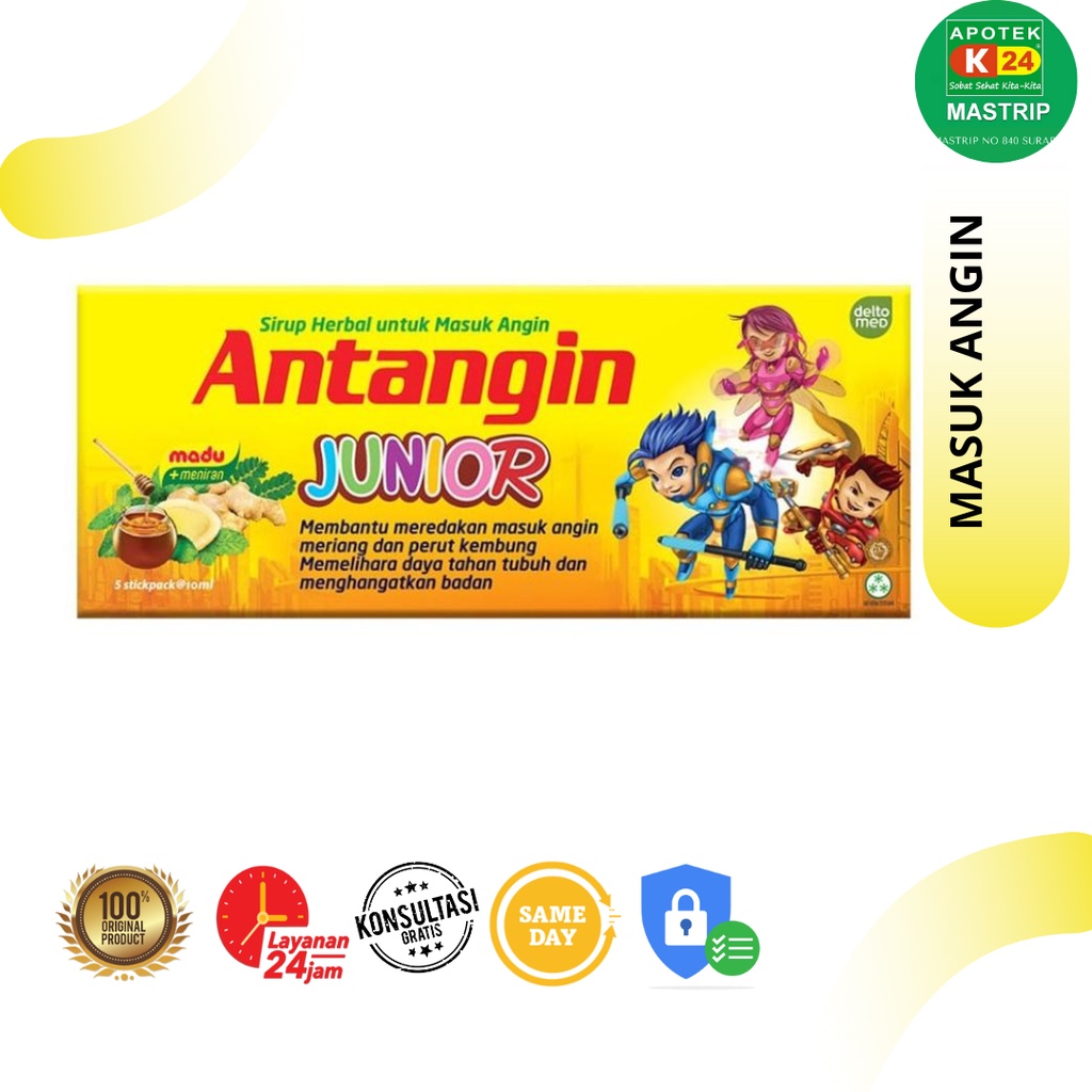Jual Antangin Junior Cair Stickpack / Masuk Angin Kembung Meriang / 1 ...