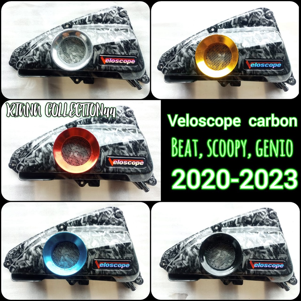 Jual Veloscope Carbon celup ,beat new,scoopy new,genio / Velocity tutup ...
