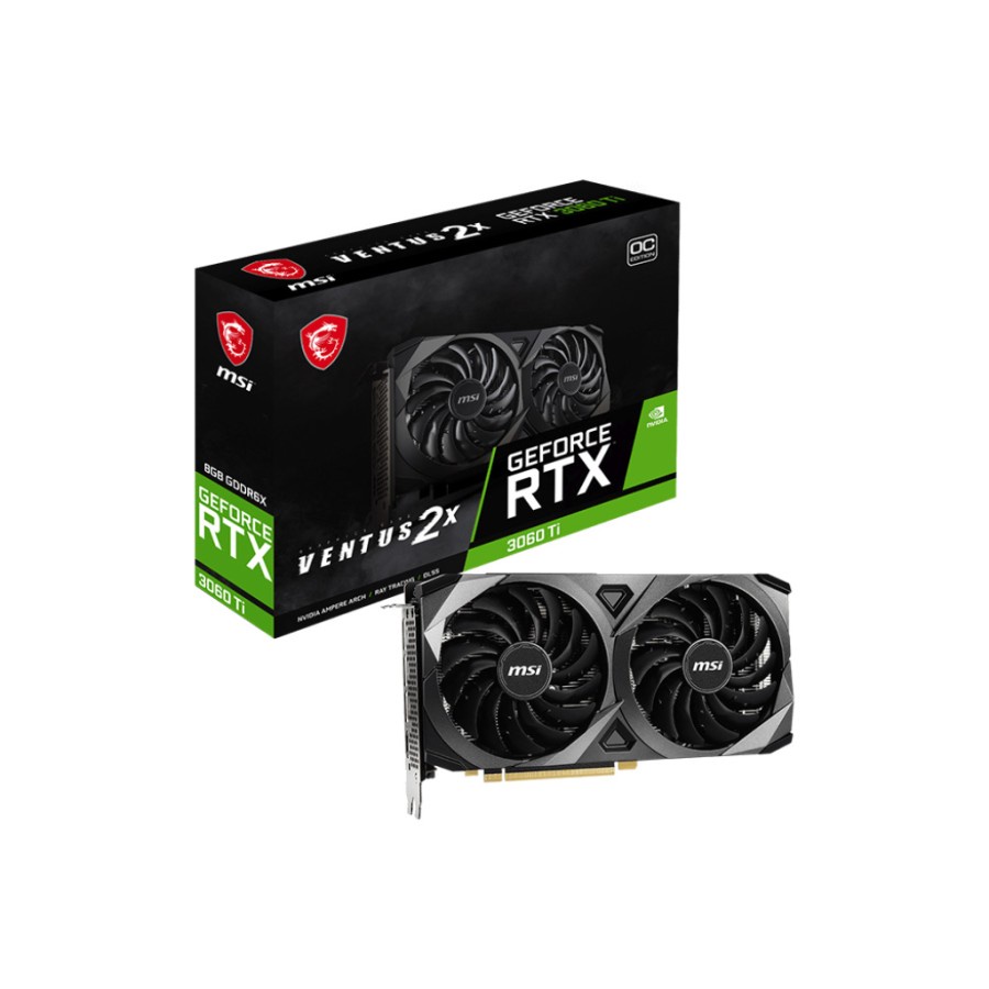 Jual MSI GeForce RTX 3060 Ti VENTUS 2X 8GD6X OC | Shopee Indonesia