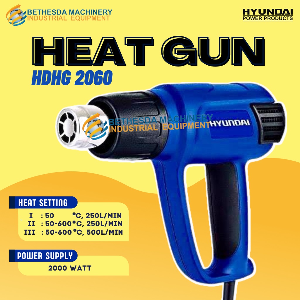 Jual Heat Gun Electric Mesin Pemanas Listrik Hot Gun Pistol HDHG-2060 ...