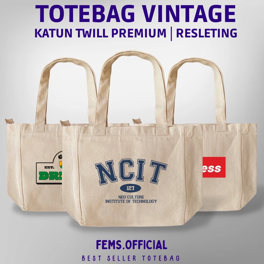 Totebag Kanvas untuk Aktivitas Harian - Info Cantika Cantika.com