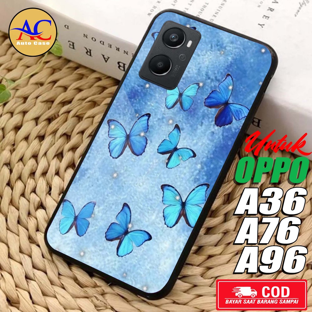 Jual Case Oppo A36 A76 A96 Auto Case [ BTRFLY ] Kesing Oppo A36 A76 A96 ...