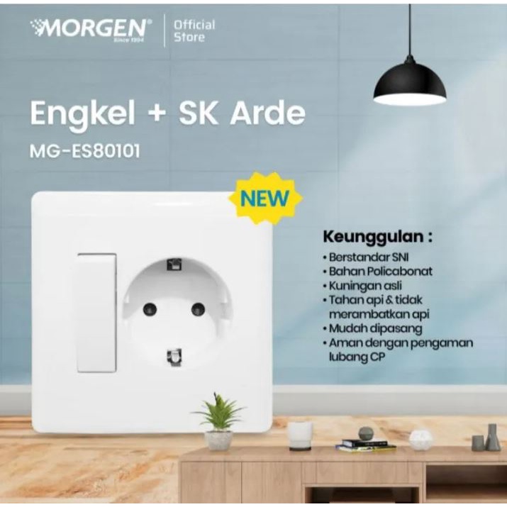 Jual MORGEN Tipe MGES-801 " Saklar Electrical Series " Stop Kontak ...