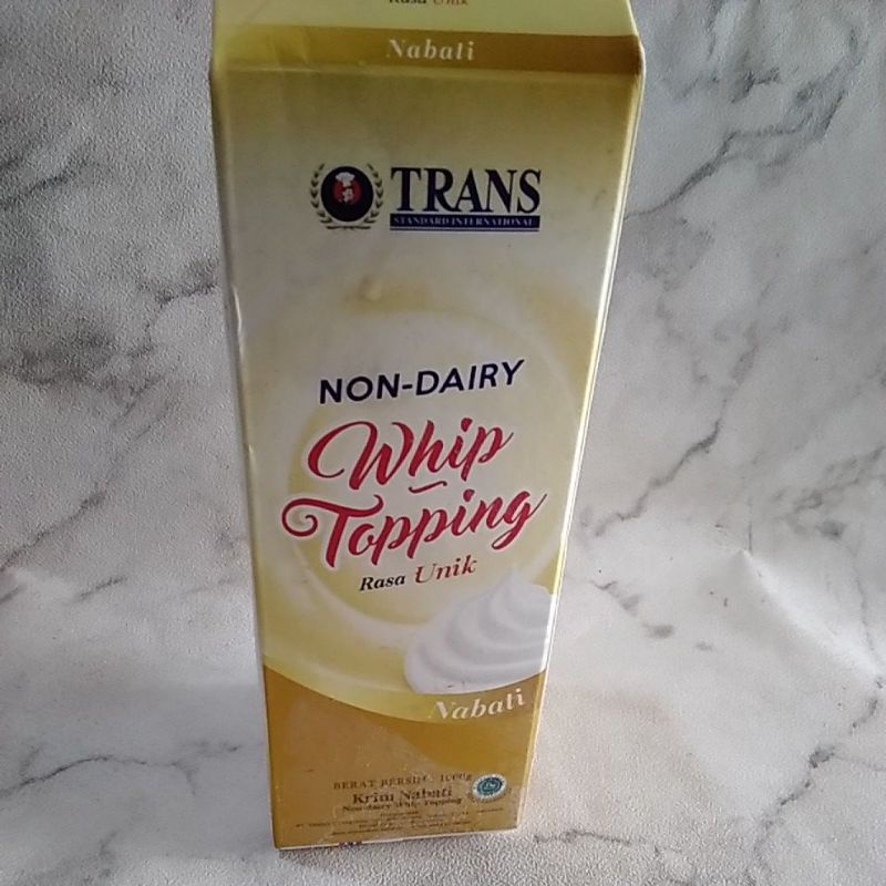 Jual WHIPPY CREAM NON DAIRY TRANS GOLD 1000 GR | Shopee Indonesia