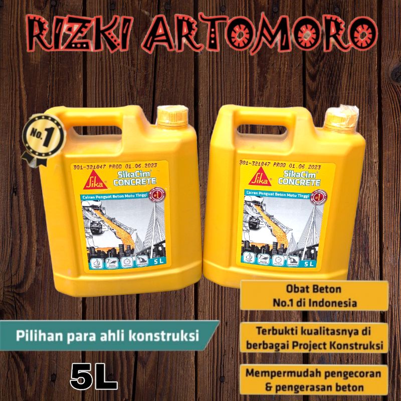 Jual sikasim concrete additive obat pengeras cor beton cepat keras ...