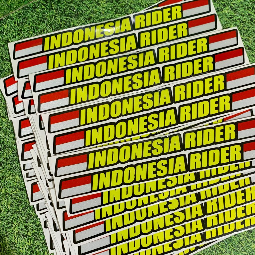 Jual Stiker Indonesia rider cutting sticker | Shopee Indonesia