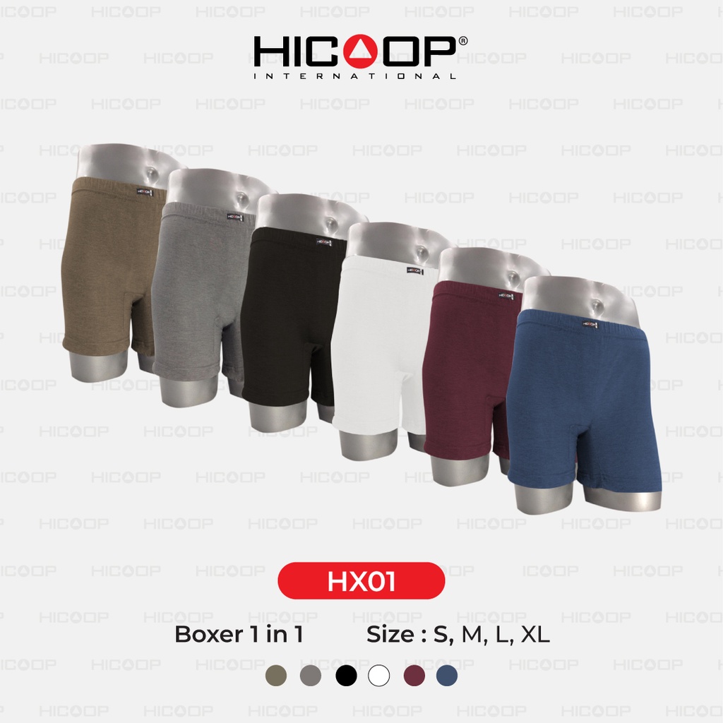 Jual Hicoop - Underwear Boxer - Celana Dalam Boxer Pria - 1 Pcs - HX01 ...