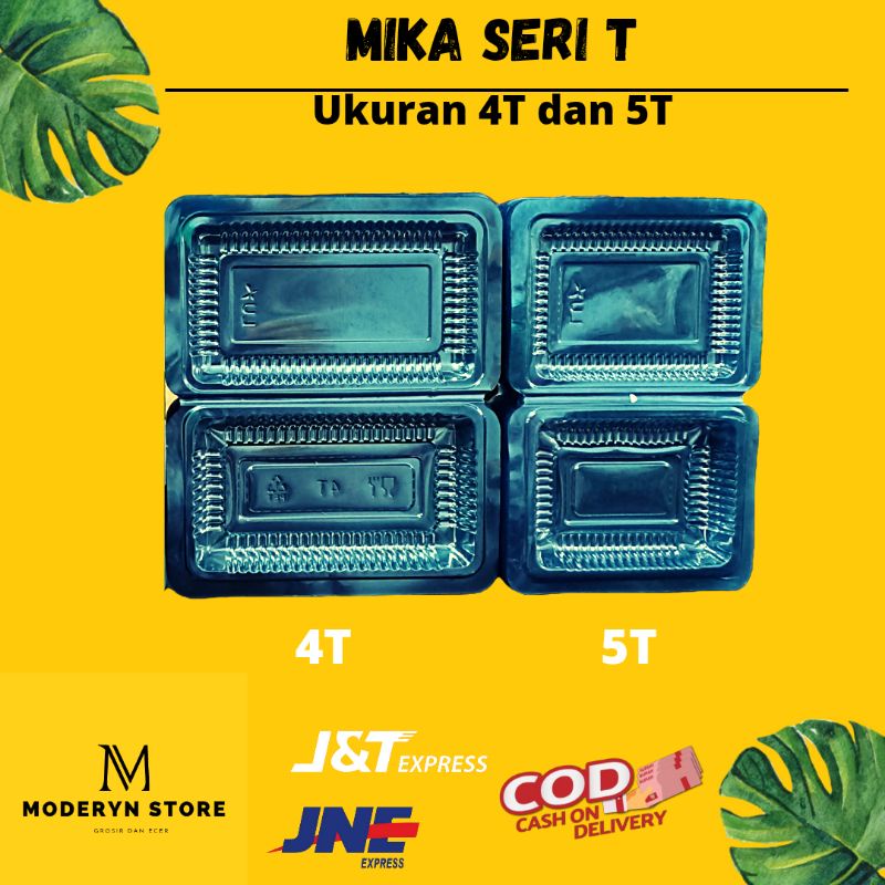 Jual MIKA PLASTIK / MIKA KUE / MIKA BENING / MIKA MAKAN UKURAN 4T 5T ( isi 100 ) | Shopee Indonesia