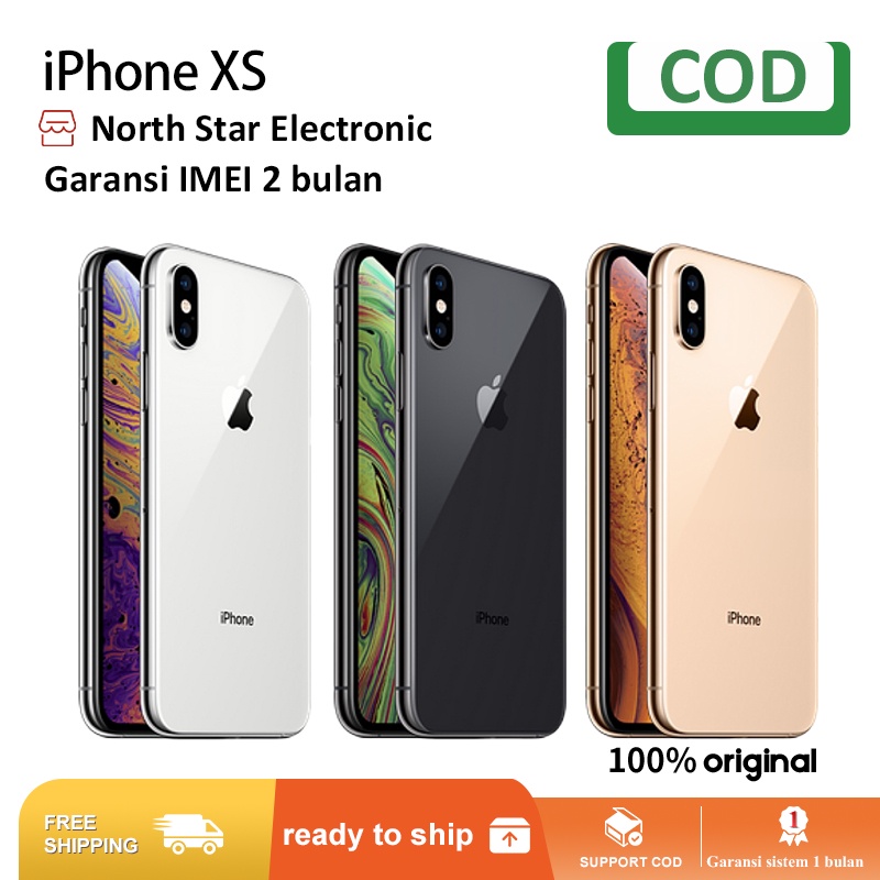 Jual iPhone XS 64GB Second iPhone xS Bekas fullset original | Shopee Indonesia