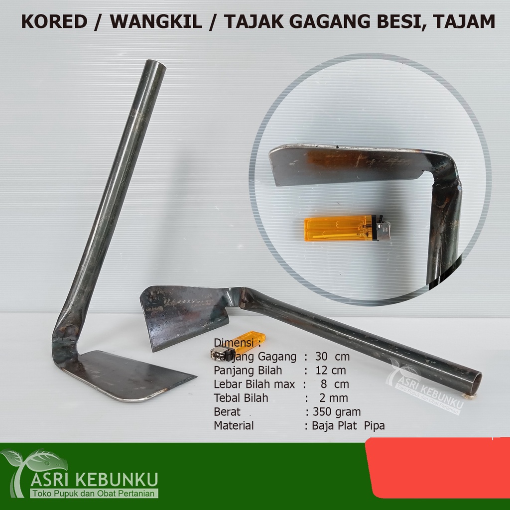 Jual Kored Tajak Wangkil Cangkul Kecil Gagang Besi Alat Berkebun ...