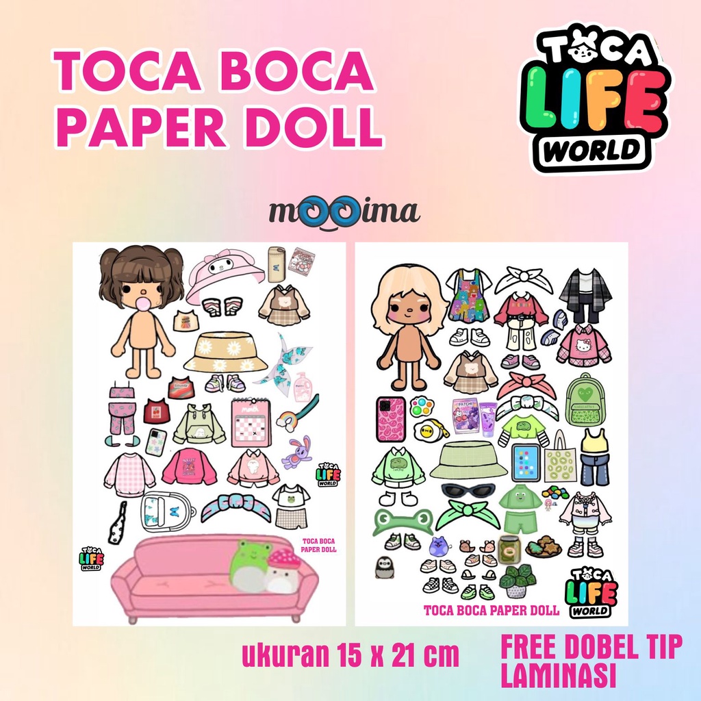 Jual Busy page toca boca / bepe toka boka 15x21cm | Shopee Indonesia