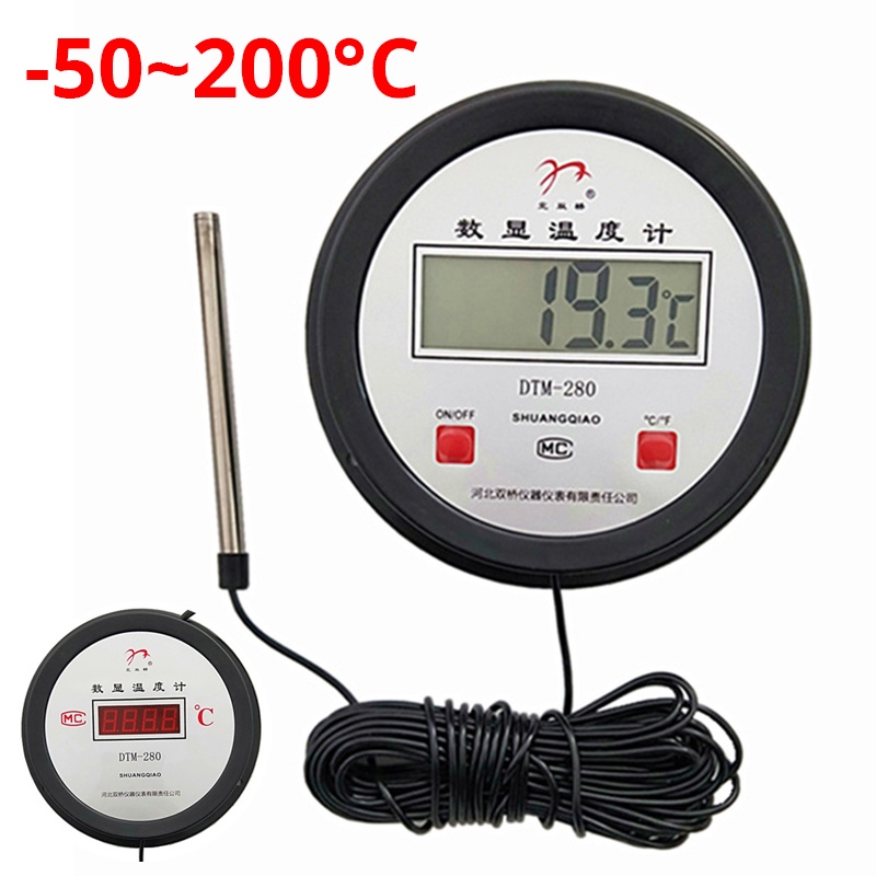Jual Digital Thermometer High Precision With Waterproof Probe DTM-280 ...