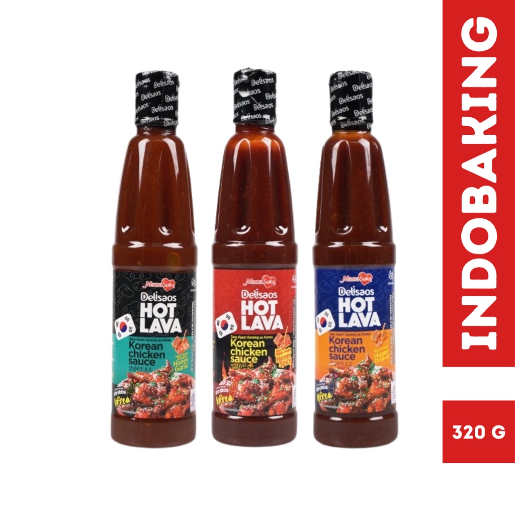 Jual MamaSuka Delisaos Hot Lava Korean Chicken Sauce Original Honey ...