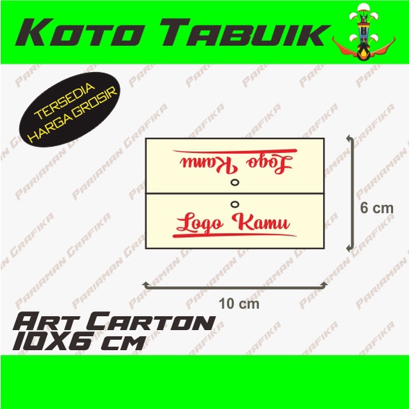 Jual Hang Tag Lipat 10x6 cm | Shopee Indonesia