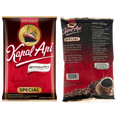Jual KOPI KAPAL API SPESIAL 160g / 380g 160 GRAM 380 GRAM SILVER ...