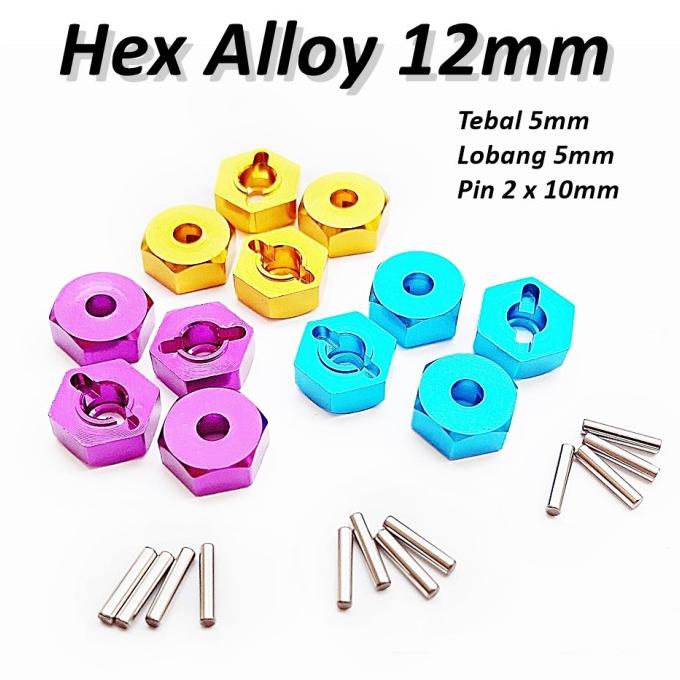 Jual Aluminium Wheel Hex 12 MM | Shopee Indonesia