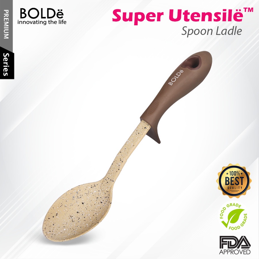 Jual BOLDe Super Utensil Cooking Spoon Ladle / Sendok Masak Nylon ...