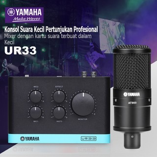 Jual yamaha/original UR33 sound card,AT-900 mic condenser,mixer audio ...