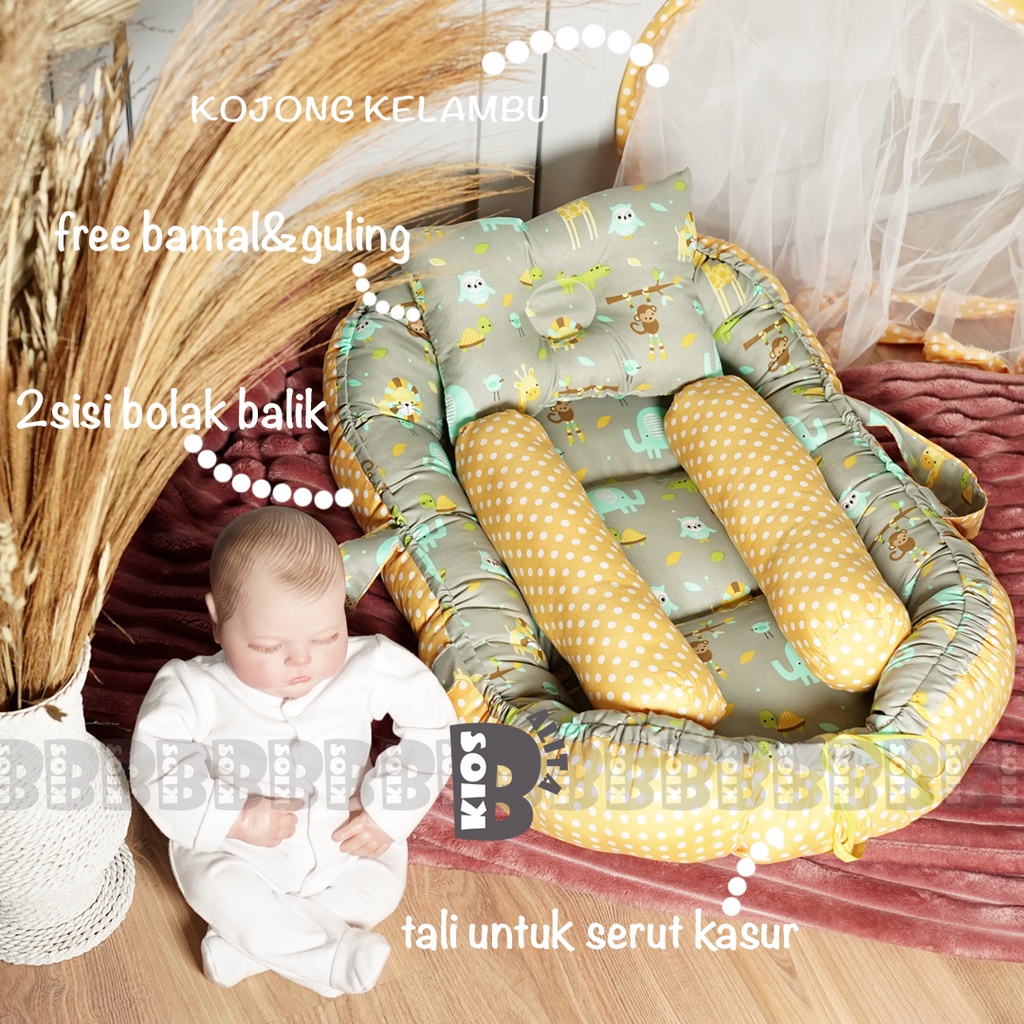 Jual PAKET KASUR BAYI BABY NEST PREMIUM DENGAN KELAMBU + FREE BANTAL ...