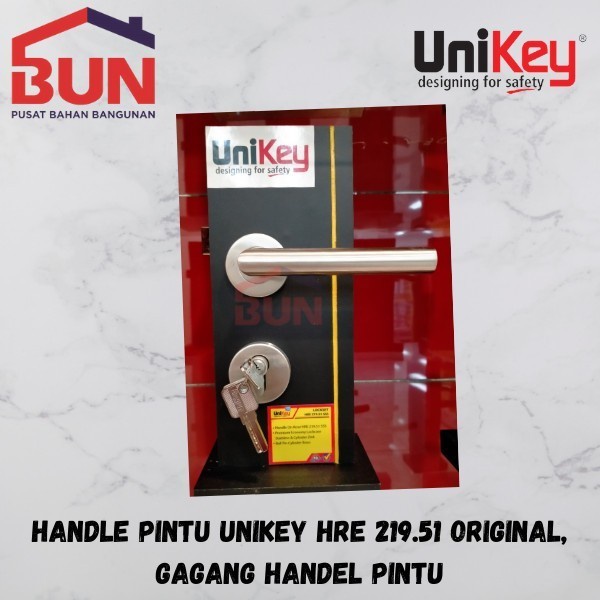 Jual Pintu Unikey Hre 219.51 Ss Handle On Rose Handle Kunci Pintu Set ...