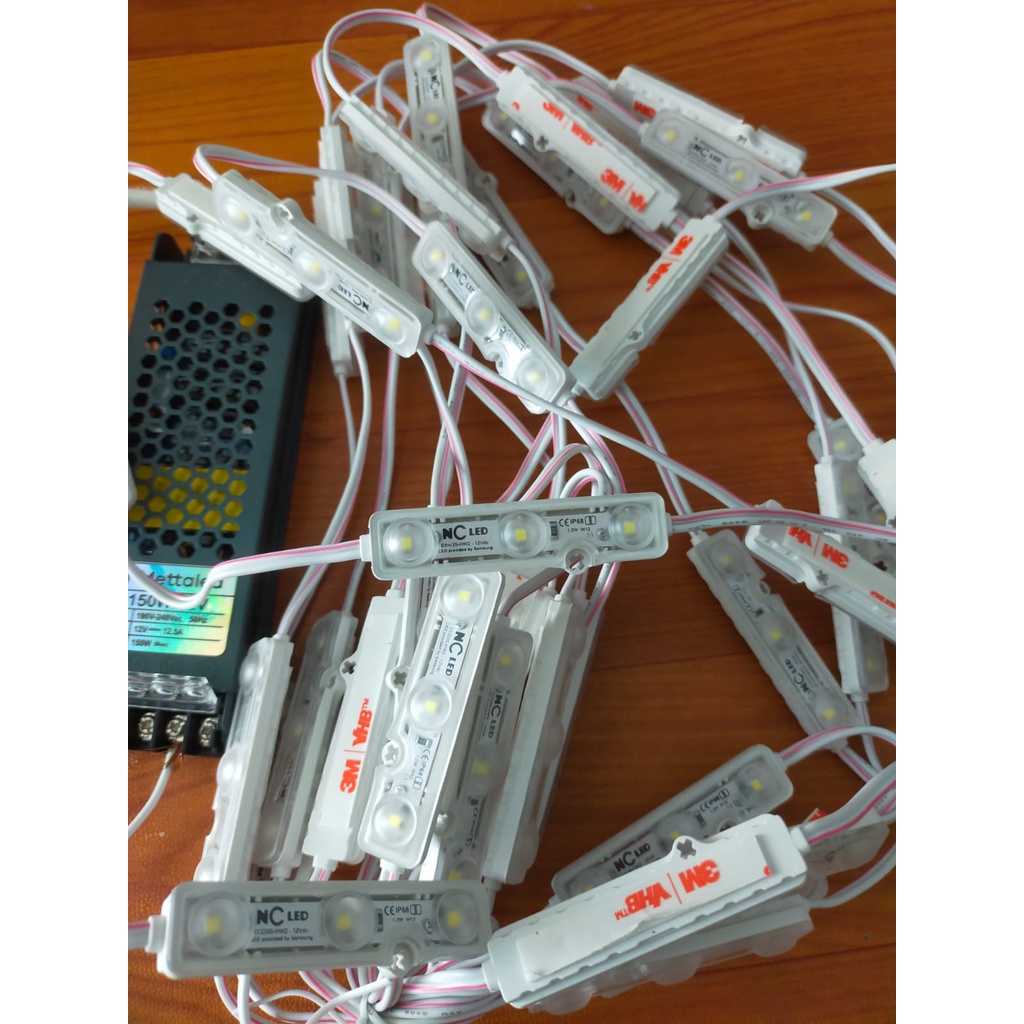 Jual LAMPU MODULE LED 3 MATA NC LED SAMSUNG 2835 DOFF 1.2W MADE IN ...