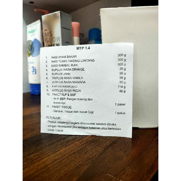 Jual RANSUM POLRI MTP1 l Lengkap 1 set l survival food l MTP Polri/TNI ...