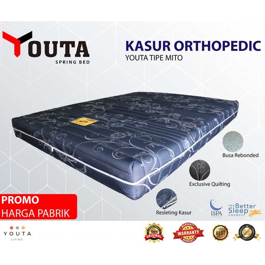 Jual KASUR BUSA ORTHOPEDIC/KASUR REBOUNDED/KASUR KESEHATAN TIPE YOUTA ...