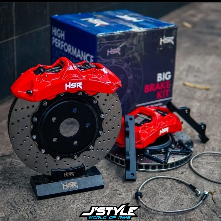 Jual BBK RED HSR 6 PISTON TOYOTA INNOVA FRONT 355X32 BIG BRAKE KIT ...