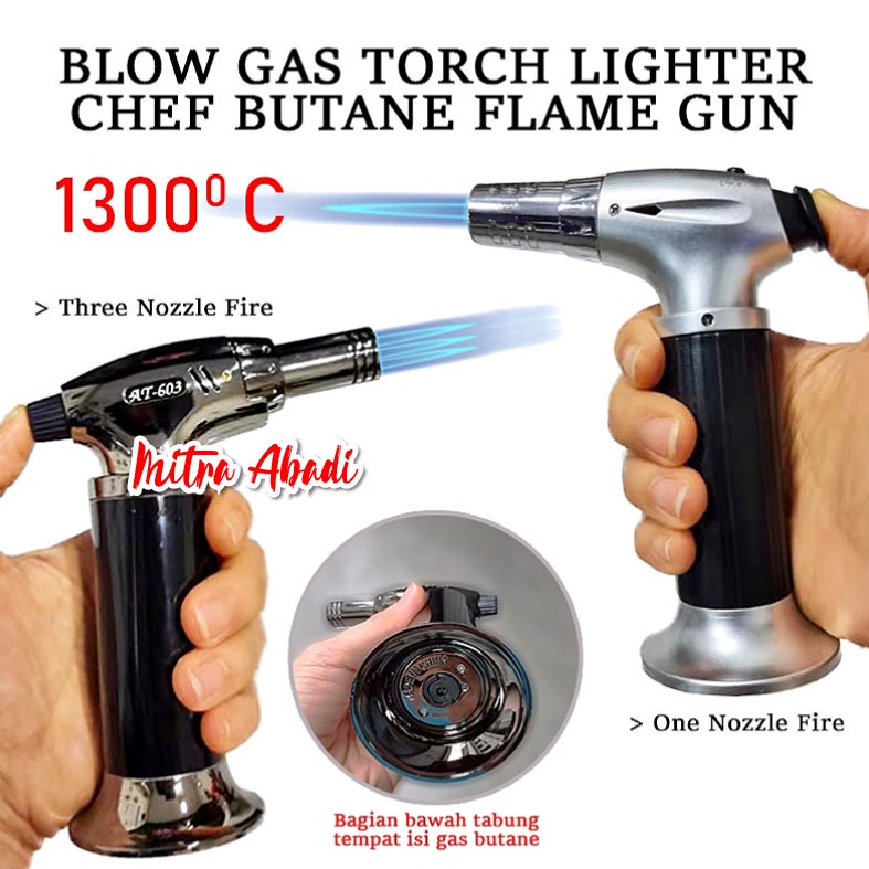 Jual BLOW GAS TORCH LIGHTER CHEF BUTANE FLAME GUN | Shopee Indonesia