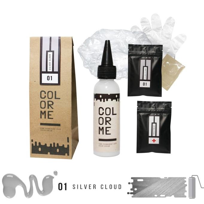 Jual Color Me Silver Cloud Hair Color Cream / Coloring / Cat Pewarna ...