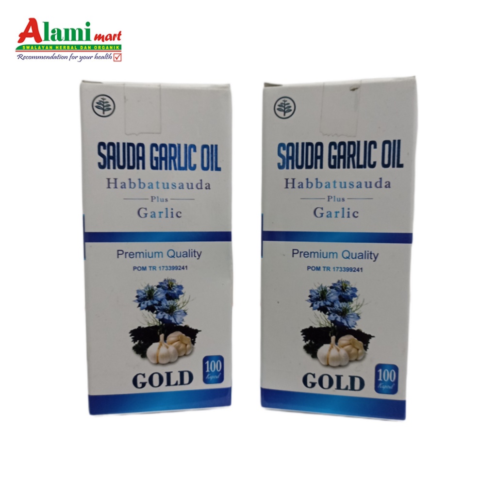 Jual Sauda Garlic Oil Gold | Habbatusauda Plus Garlic 100 KAPSUL ...